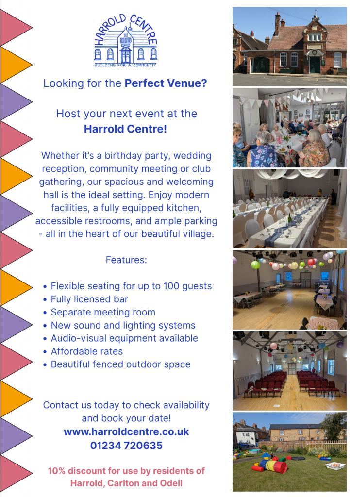 What is coming up in 2026 - Harrold Centre